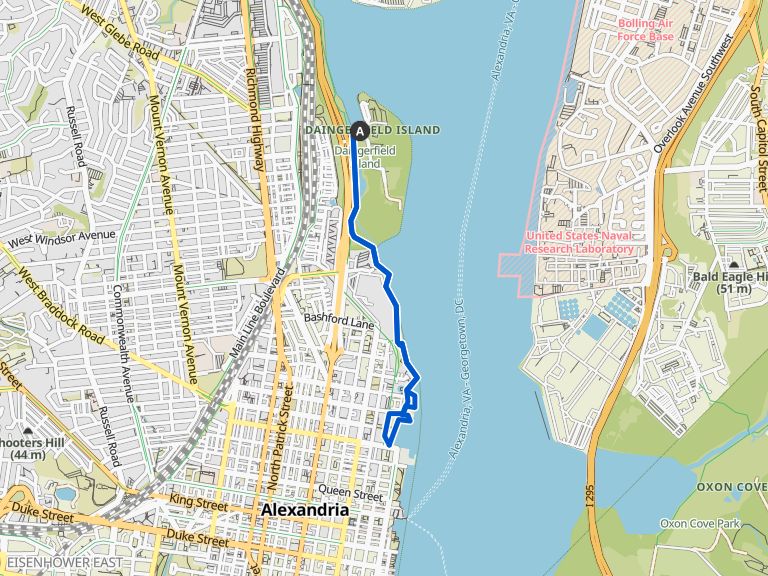 Oronoco Bay Park Loop — Daingerfield Island | wandeling | Komoot